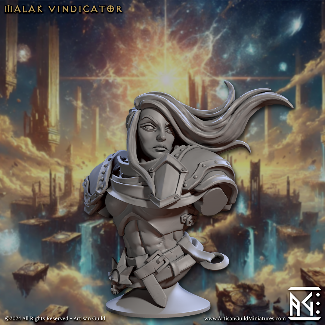 ag-2412b04 Malak Vindicator II (Bust) – サベージランドミニチュア