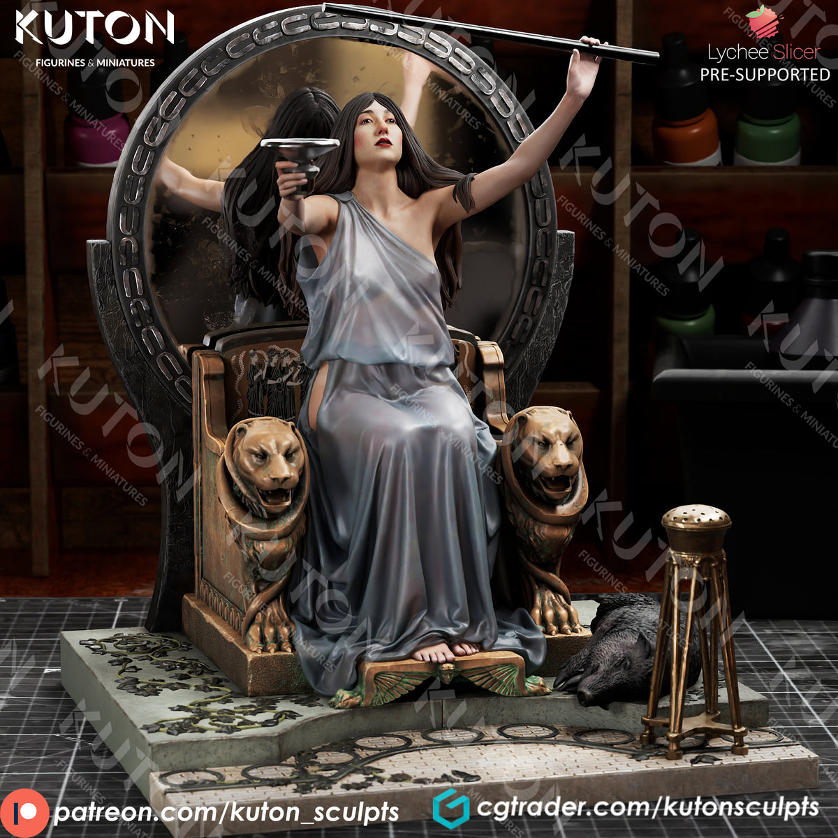 Ktn-240301 Circe Offering the Cup to Ulysses – サベージランドミニチュア