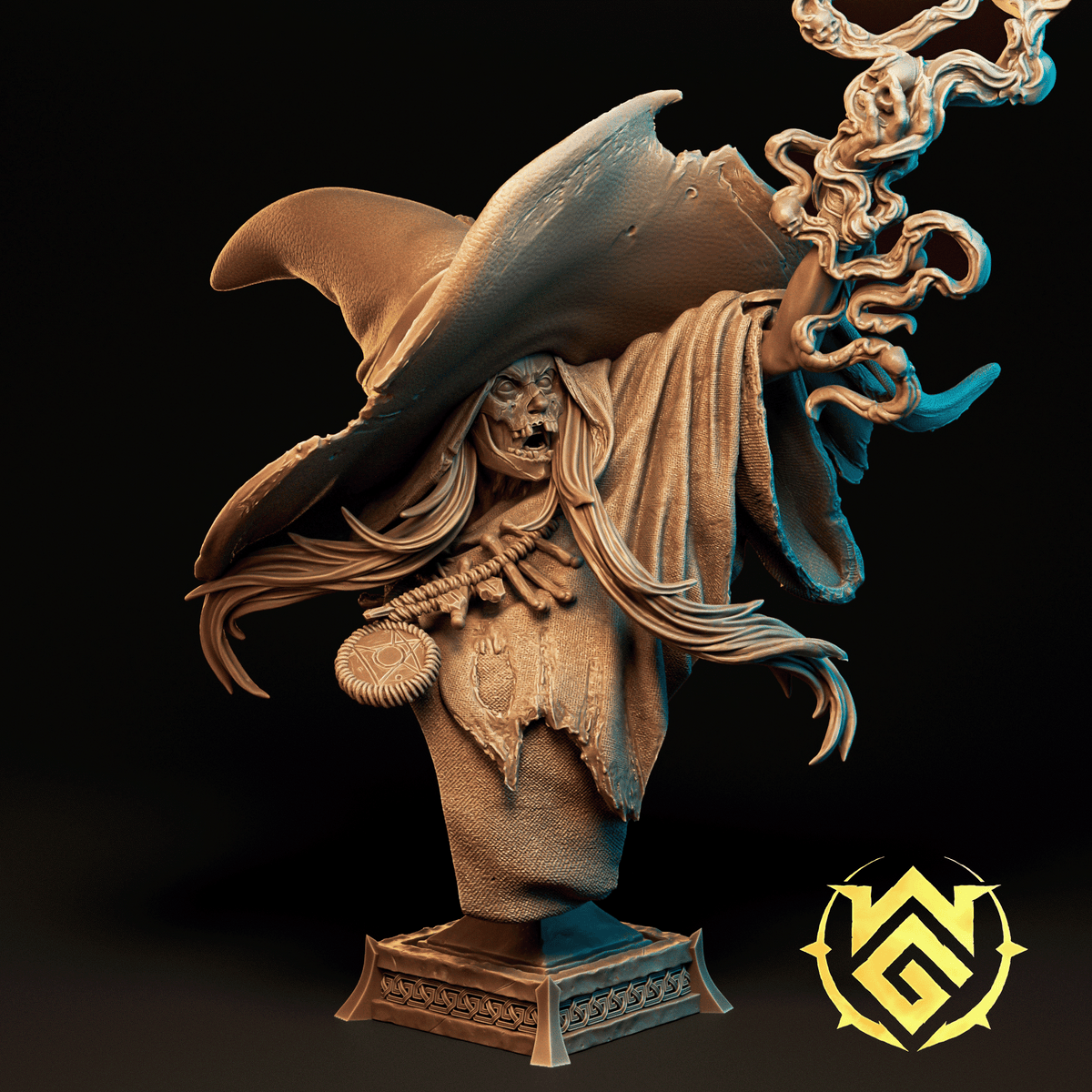 Wgm-251004 Blight Crone Bust – サベージランドミニチュア