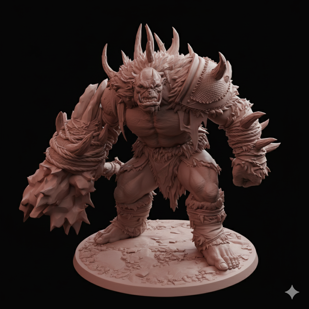 Lop-251002 Blizzard Troll Stand – サベージランドミニチュア