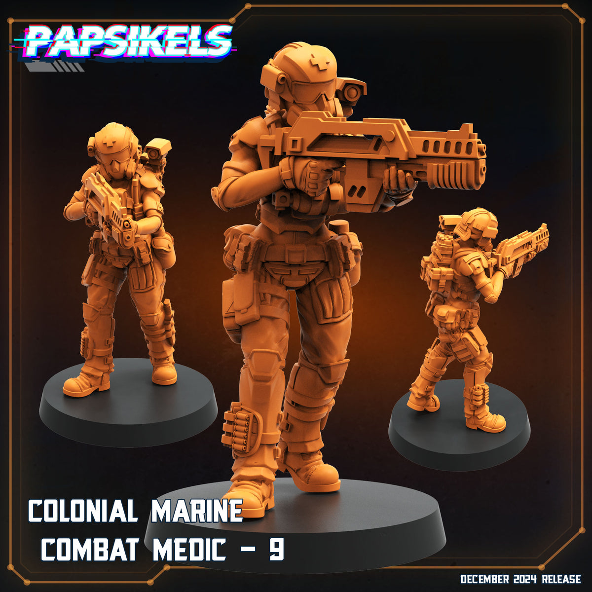 pap-2412s09 COLONIAL MARINE COMBAT MEDIC 9 – サベージランドミニチュア
