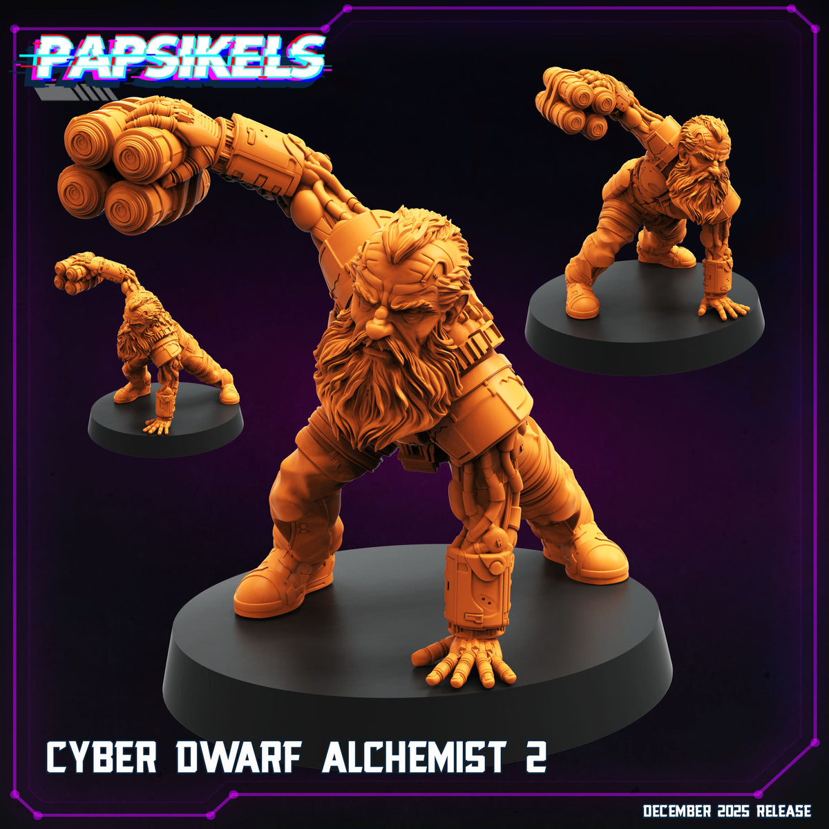 pap-2512c21 CYBER DWARF ALCHEMIST 2 – サベージランドミニチュア