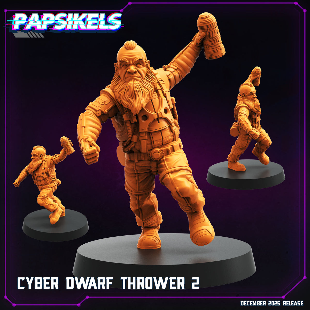pap-2512c27 CYBER DWARF THROWER 2 – サベージランドミニチュア