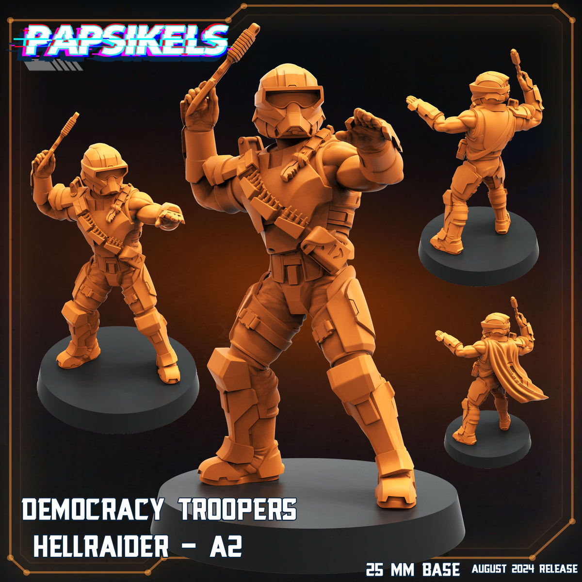 pap-2408s07 DEMOCRACY TROOPERS HELLRAIDER A2 – サベージランドミニチュア