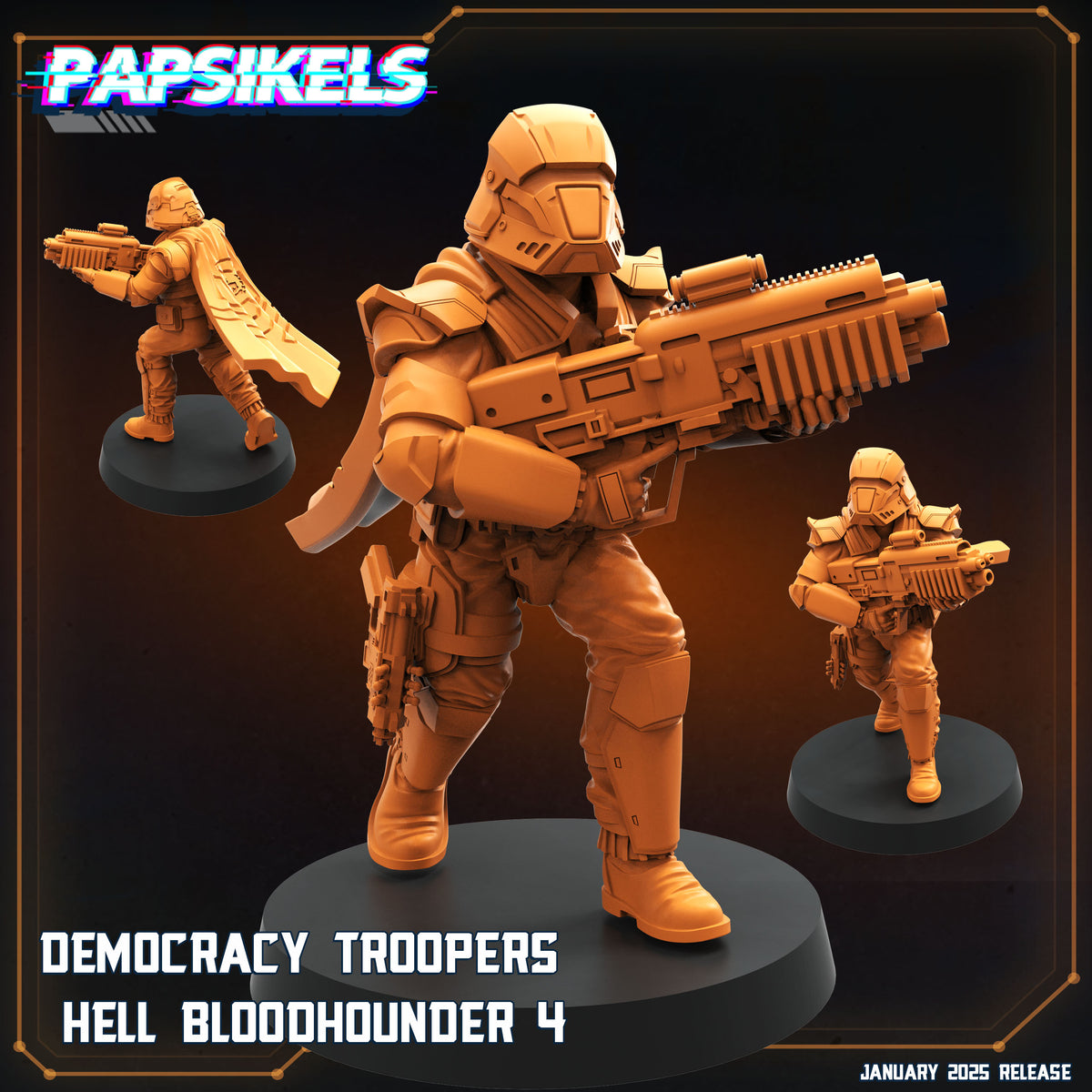 pap-2501s09 DEMOCRACY TROOPER HELL BLOODHOUNDER 4 – サベージランドミニチュア