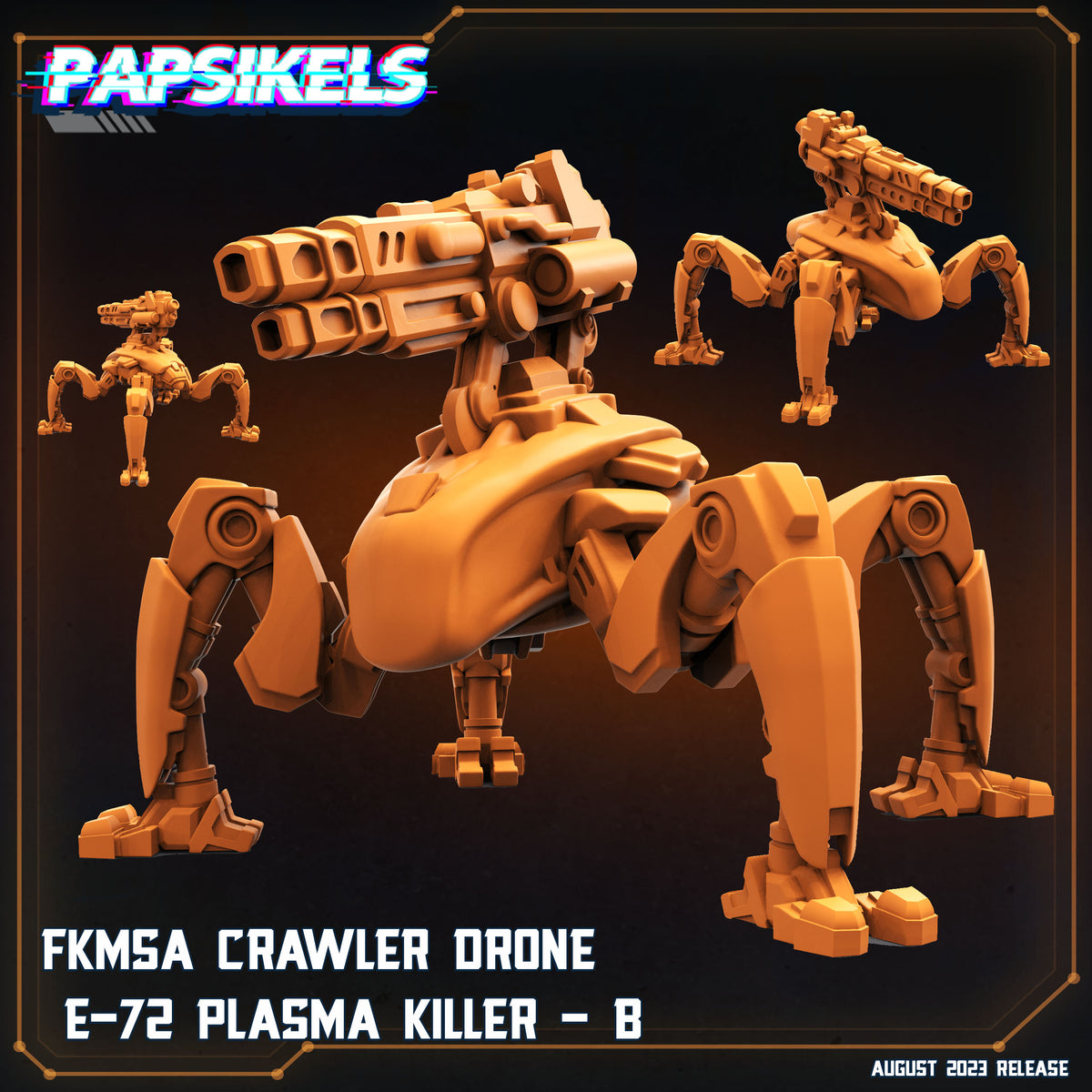 pap-2308s13 FKMSA CRAWLER DRONE E 72 PLASMA KILLER B – サベージランドミニチュア