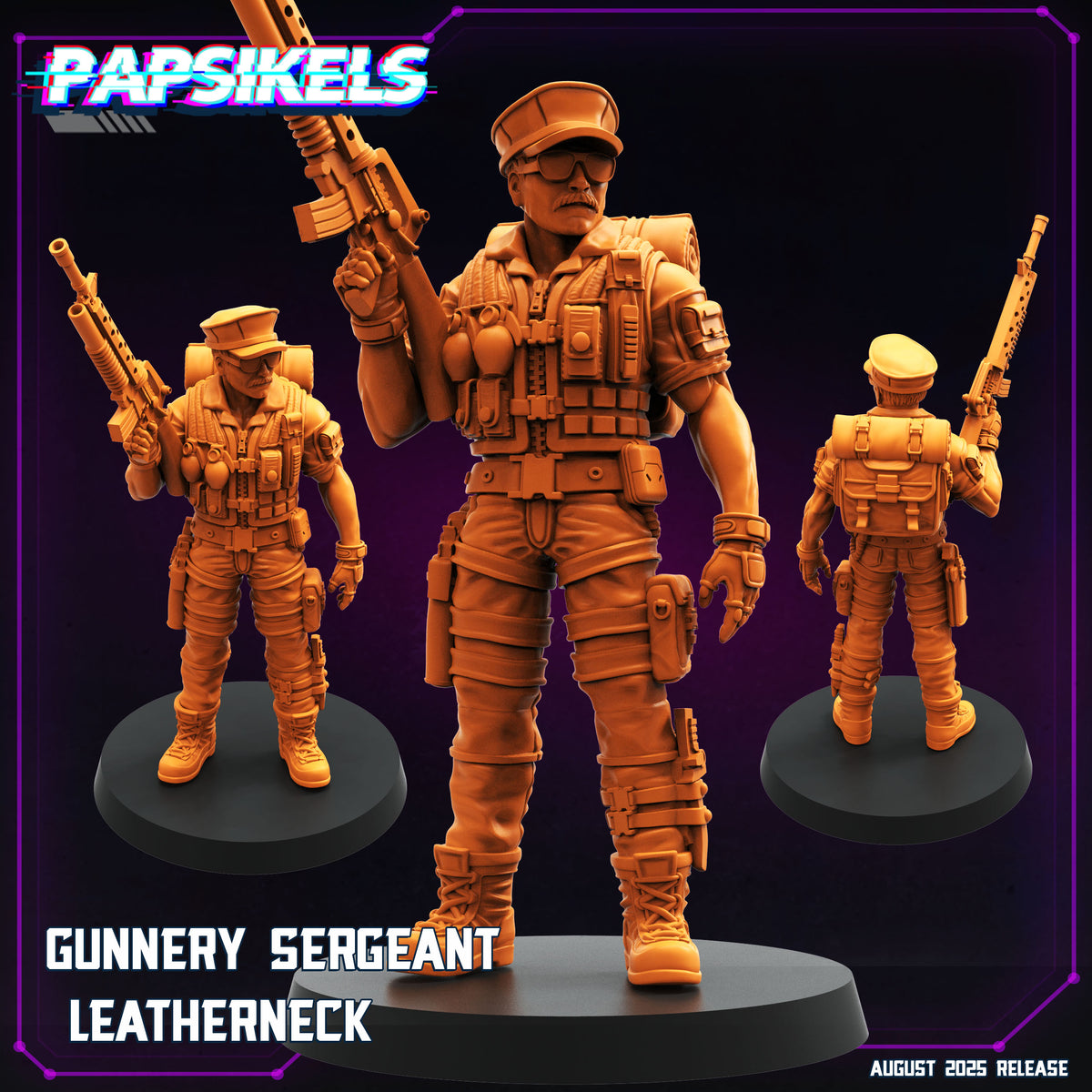 pap-2508c11 GUNNERY SERGEANT LEATHERNECK 1 – サベージランドミニチュア