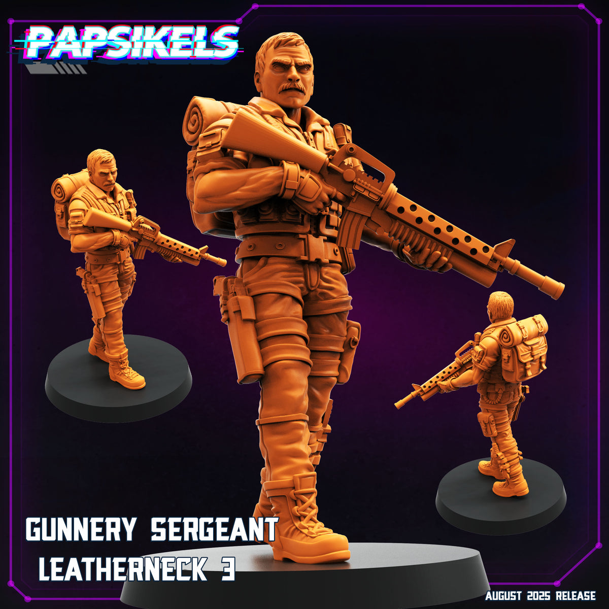 pap-2508c13 GUNNERY SERGEANT LEATHERNECK 3 – サベージランドミニチュア