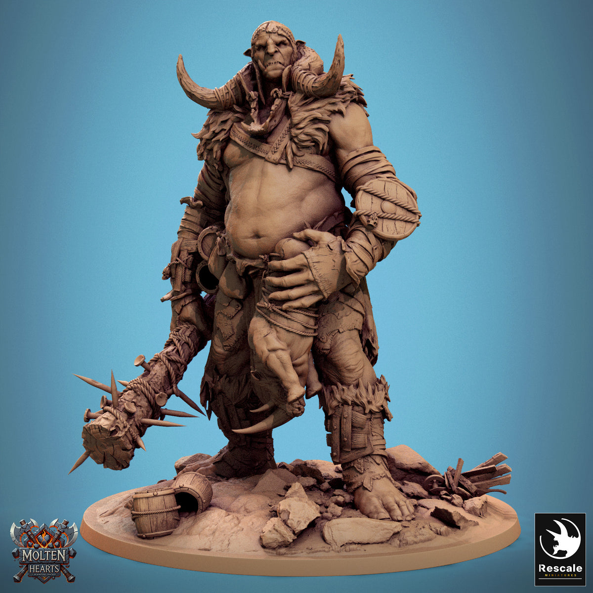 Lop-250257 Giant Stonebreaker Stand Mace Tribal – サベージランドミニチュア