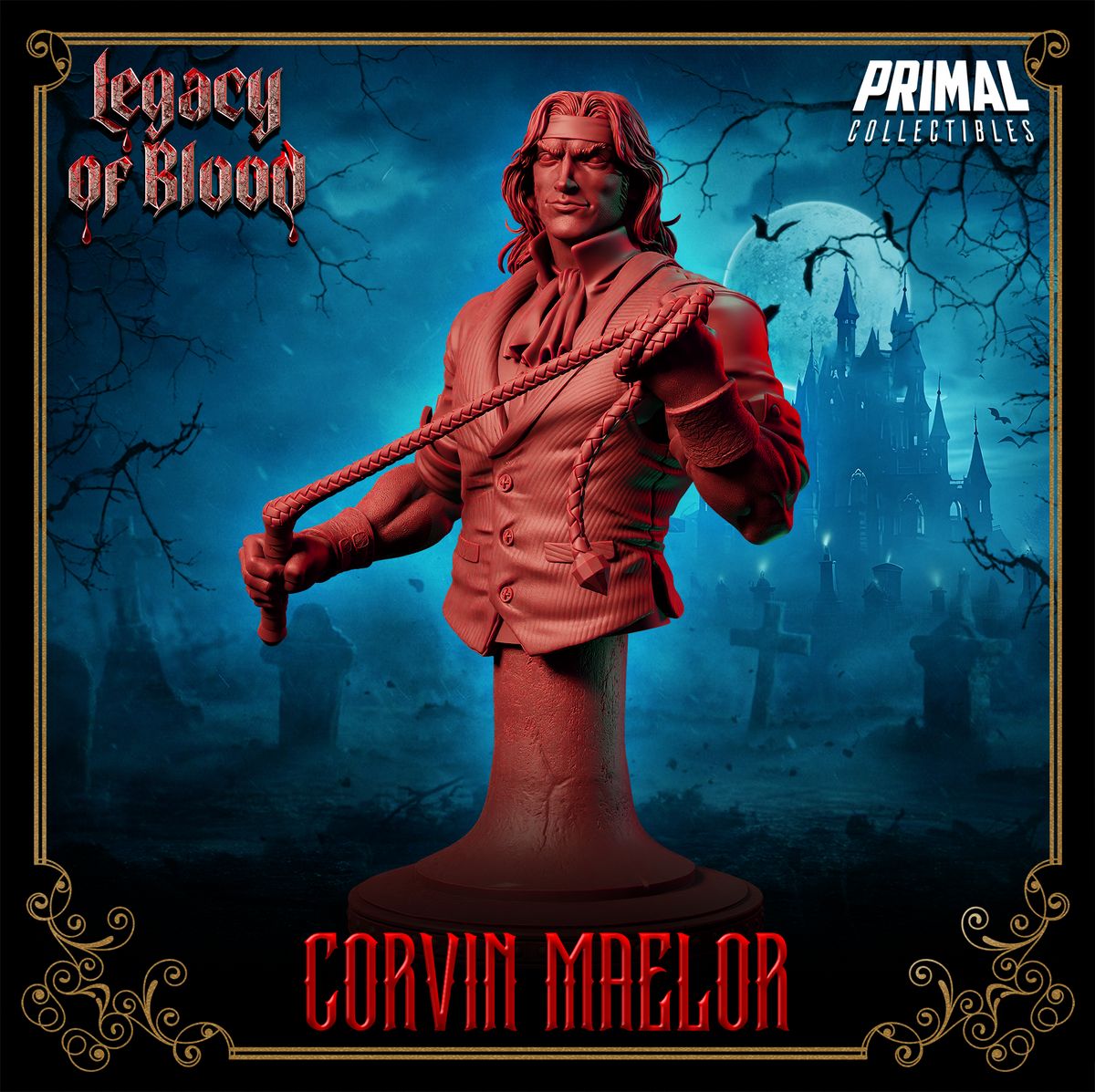 pc-251006 Hunter Corvin Maelor Bust – サベージランドミニチュア