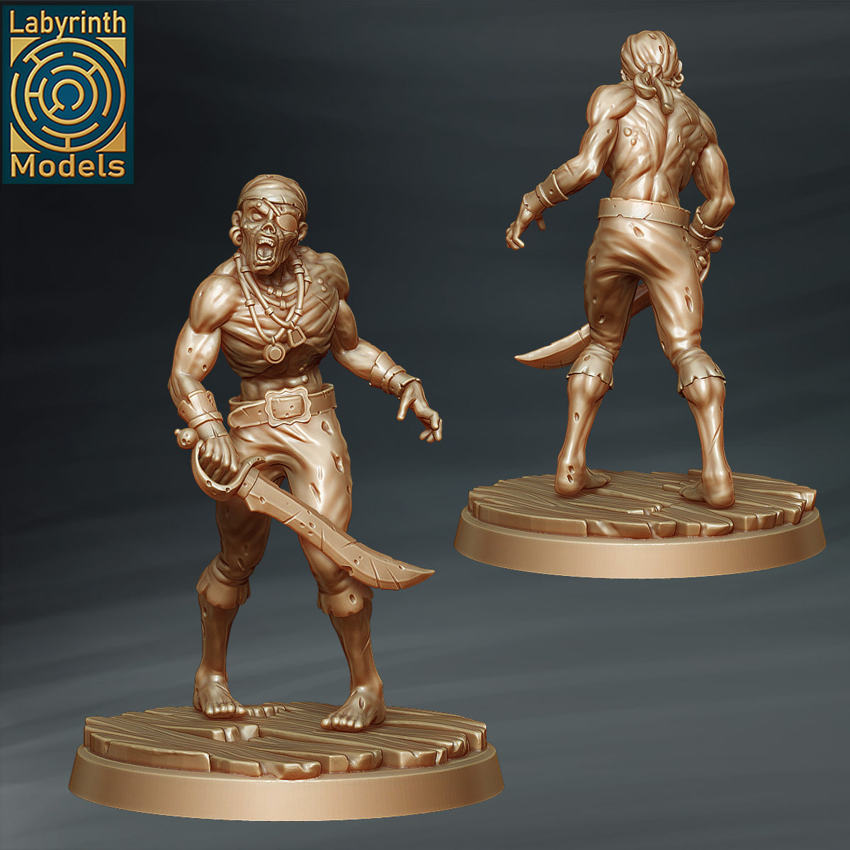 Laby-250209 Sea Zombie 4 – サベージランドミニチュア