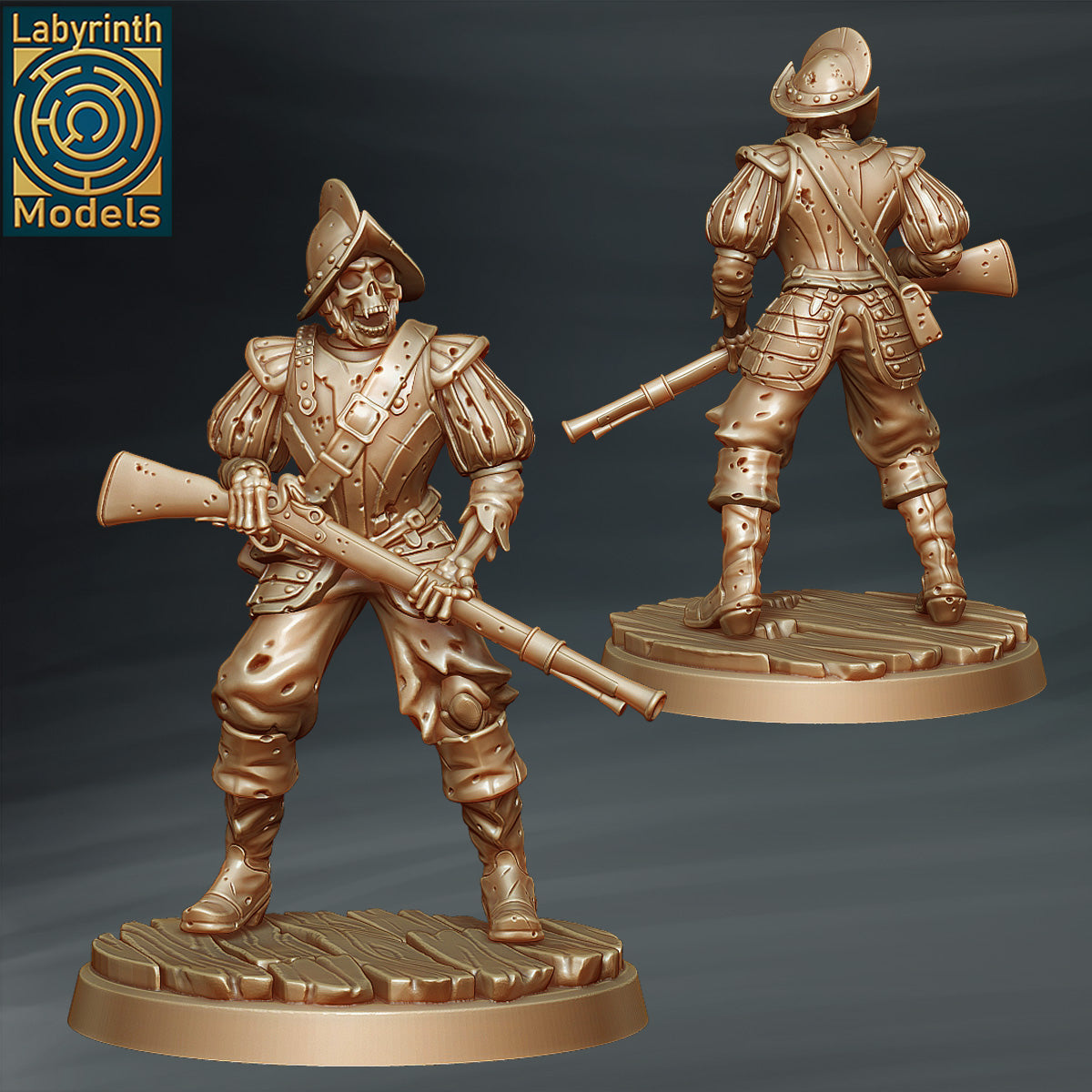 Laby-250313 Skeleton Buccaneer 4 – サベージランドミニチュア