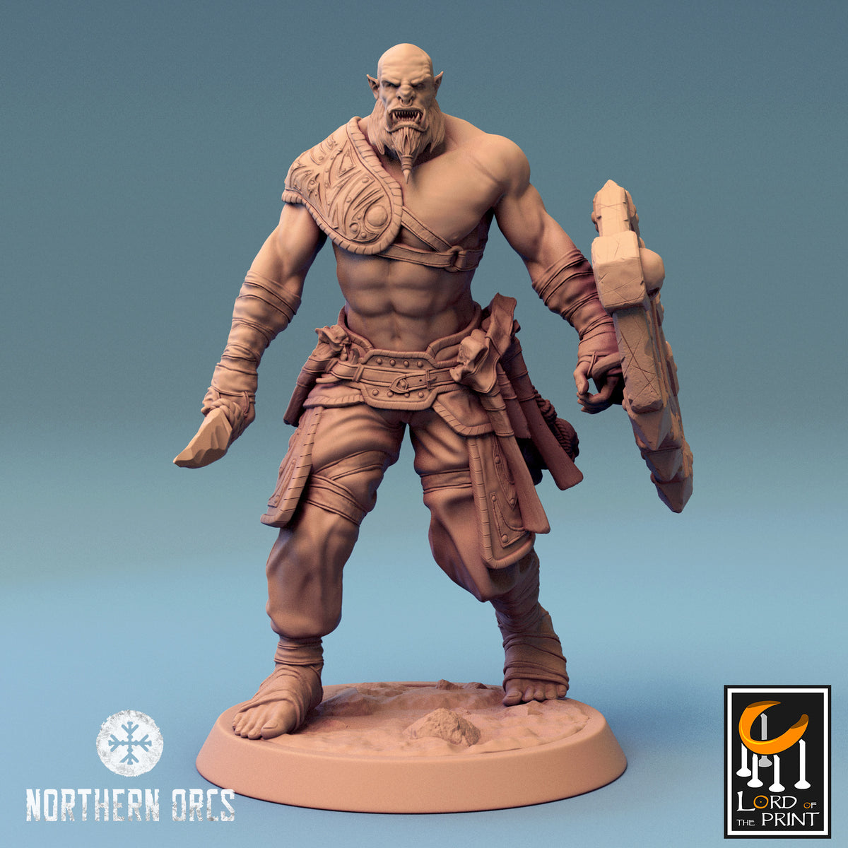 Lop-240421 Orc Soldier Dagger Ready – サベージランドミニチュア