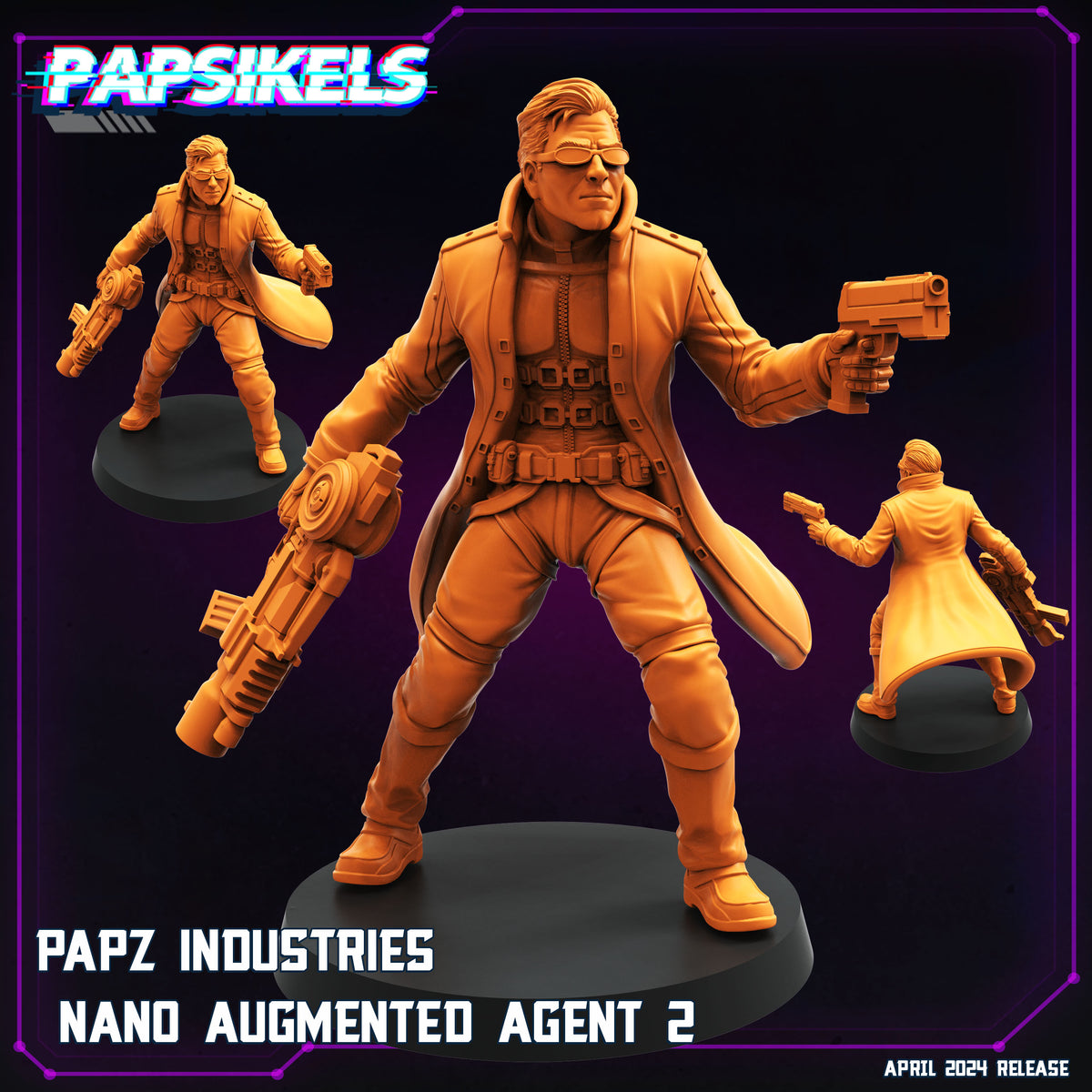 pap-2404c10 PAPZ INDUSTRIES NANO AUGMENTED AGENT 2 – サベージランドミニチュア