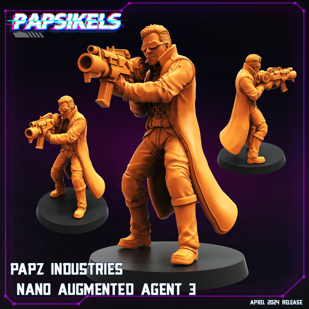 pap-2404c11 PAPZ INDUSTRIES NANO AUGMENTED AGENT 3 – サベージランドミニチュア
