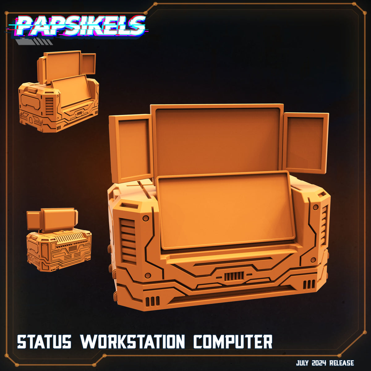 pap-2407s28 STATUS WORKSTATION COMPUTER – サベージランドミニチュア