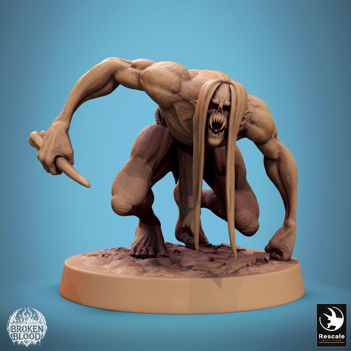 Lop-241134 Savage Ghoul Crouch – サベージランドミニチュア