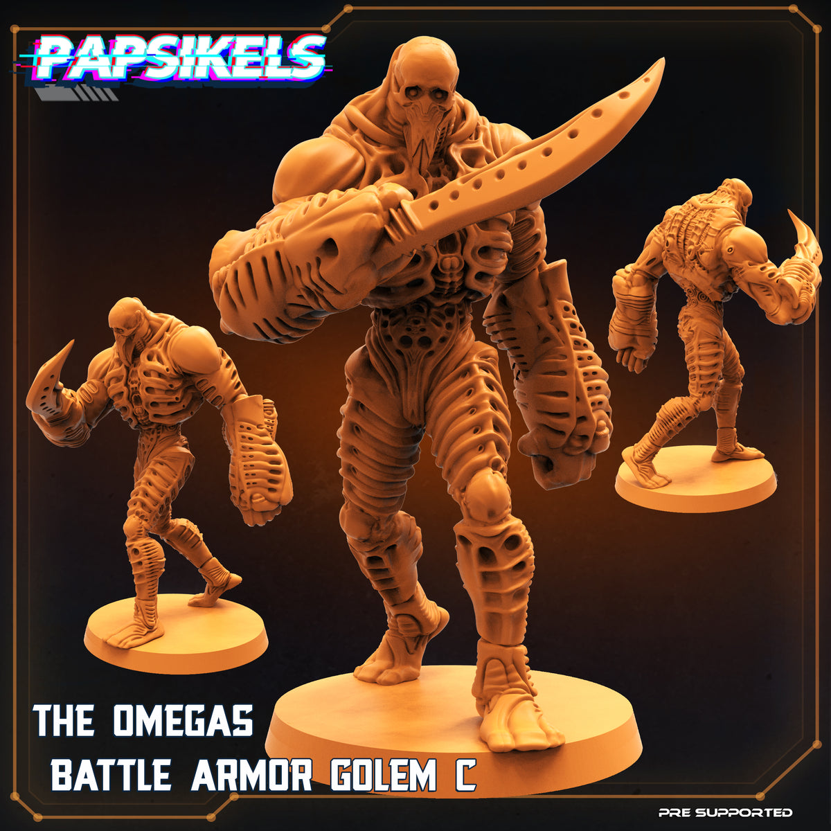 pap-2207s17 THE OMEGA BATTLE ARMOR GOLEM C – サベージランドミニチュア