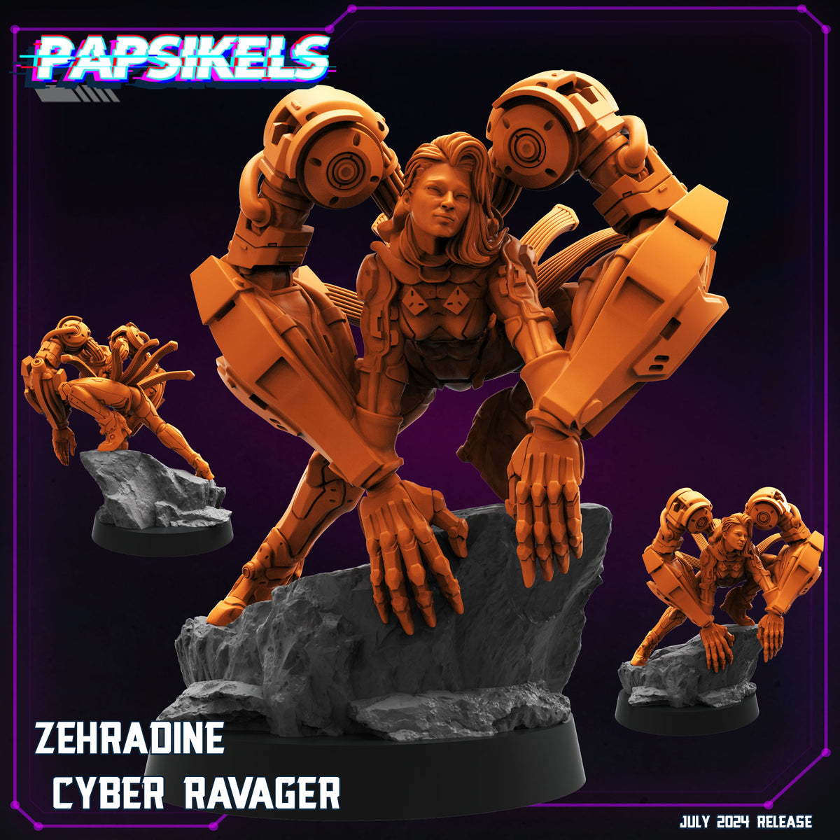 pap-2407c21 ZEHRADINE CYBER RAVAGER – サベージランドミニチュア