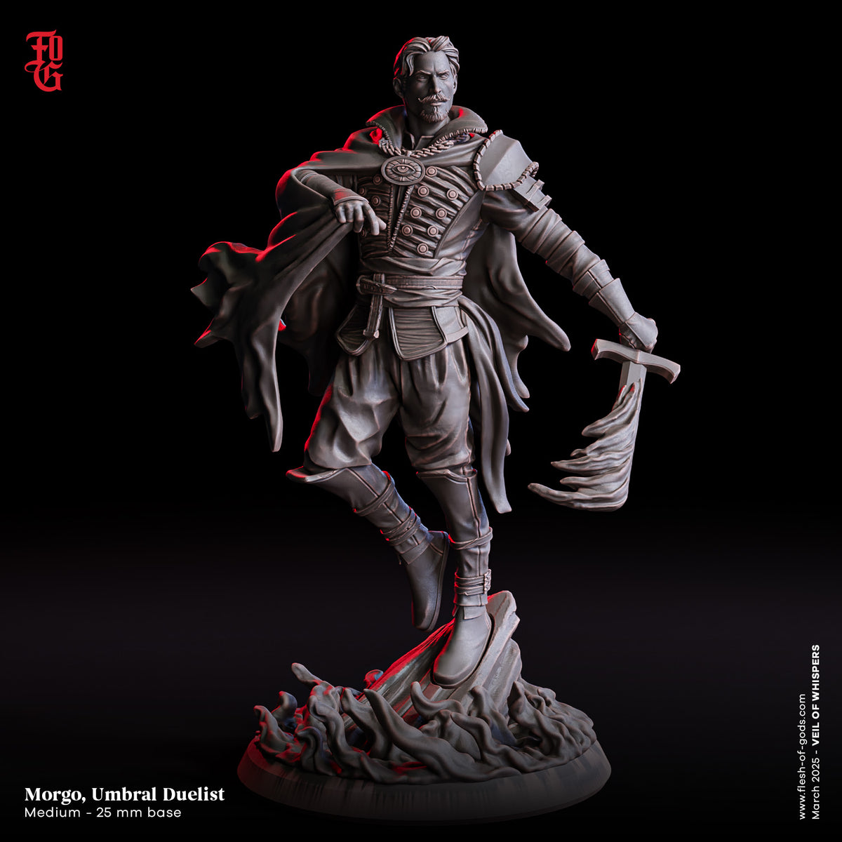 Fog-250319 Hero - Morgo, Umbral Duelist – サベージランドミニチュア