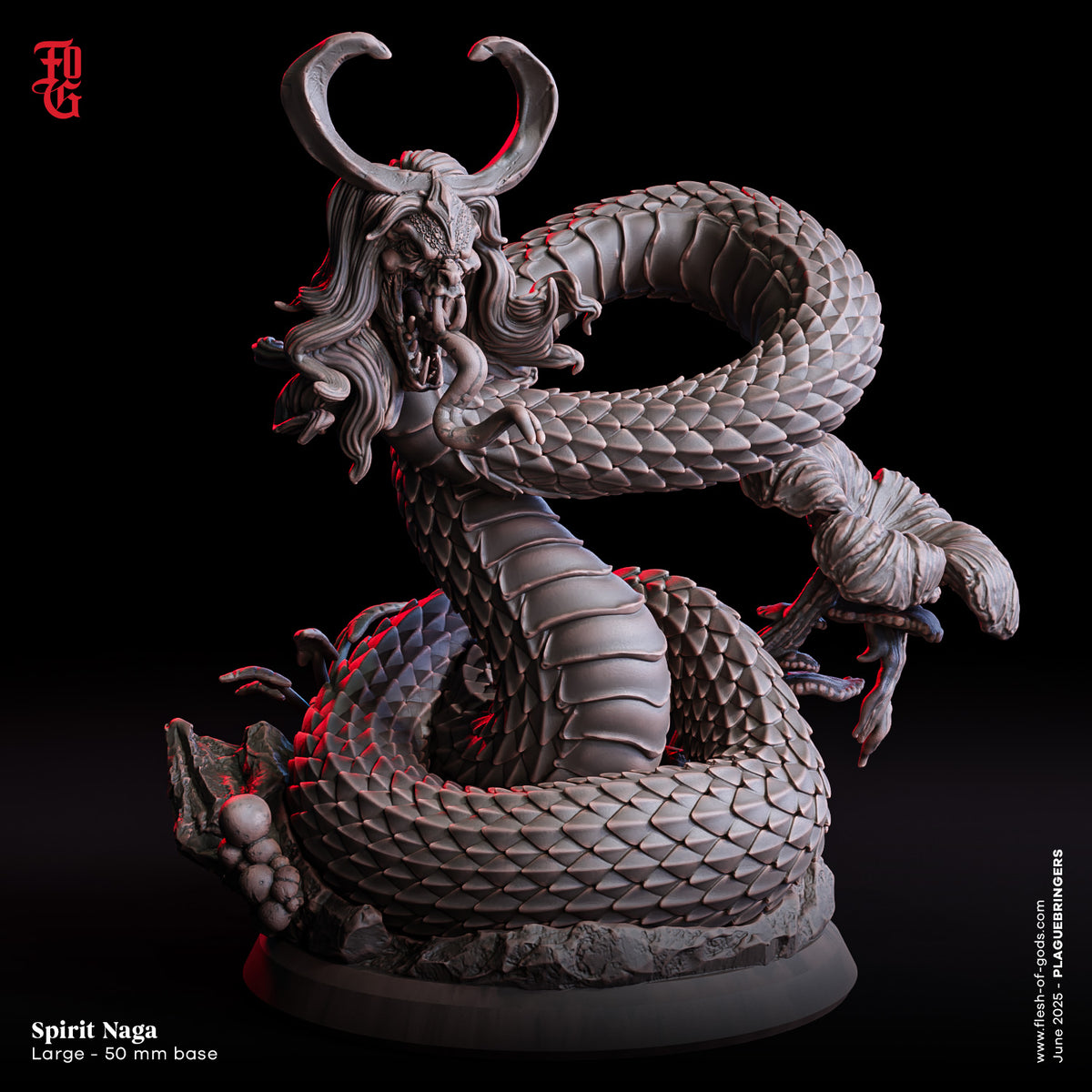 Fog-250612 Enemy - Spirit Naga – サベージランドミニチュア