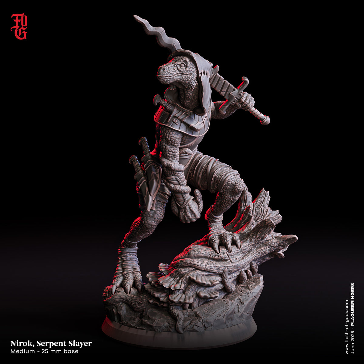 Fog-250621 Hero - Nirok, Serpent Slayer – サベージランドミニチュア