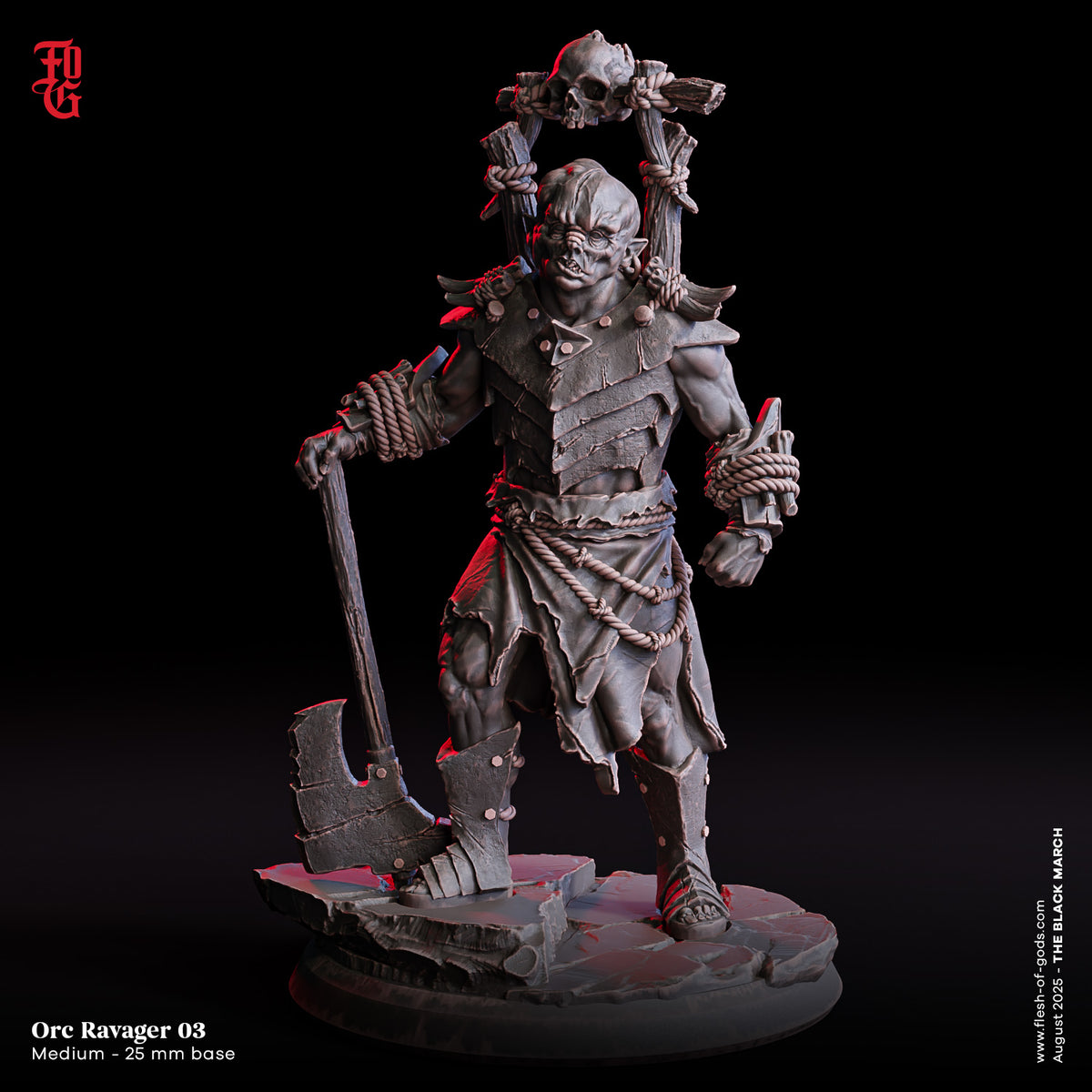 Fog-250817 Enemy - Orc Ravager 3 – サベージランドミニチュア