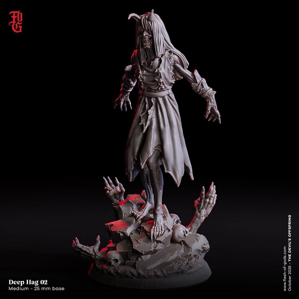 Fog-251006 Enemy - Deep Hag 2 – サベージランドミニチュア