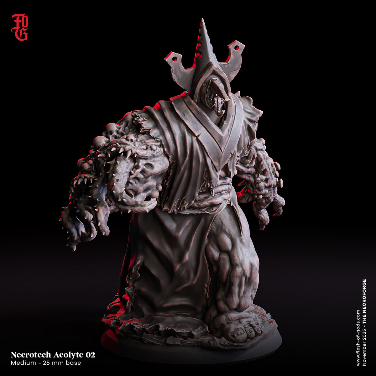 Fog-251113 Enemy - Necrotech Acolyte 2 – サベージランドミニチュア