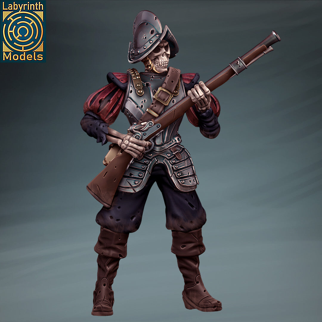 Laby-250312 Skeleton Buccaneer 3 – サベージランドミニチュア