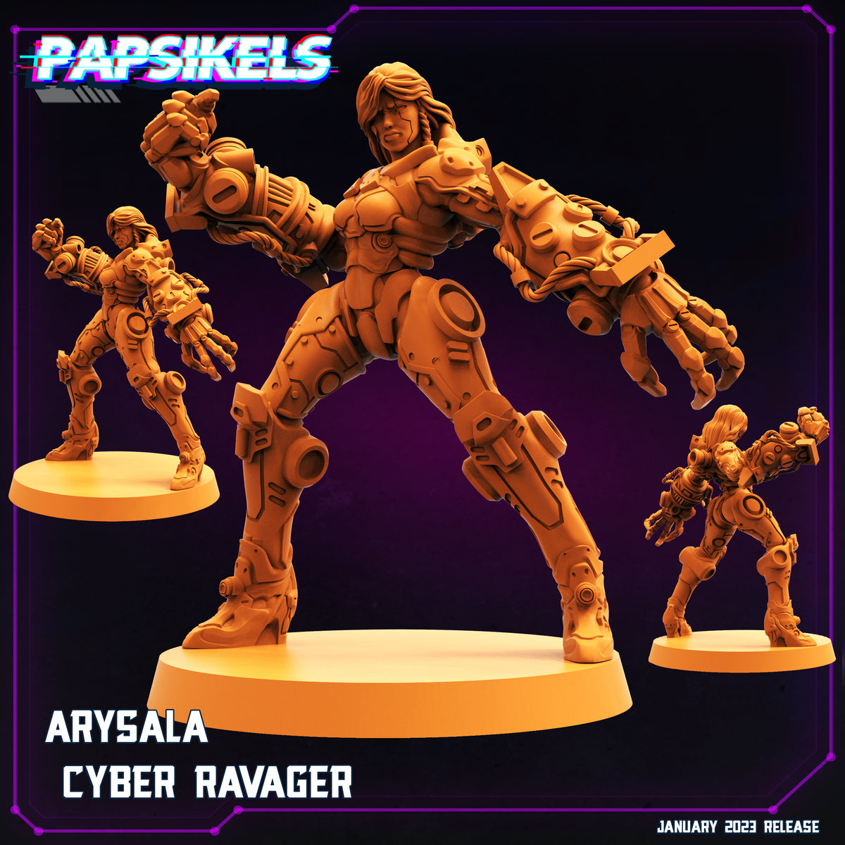 pap-2301c01 ARYSALA CYBER RAVAGER – サベージランドミニチュア