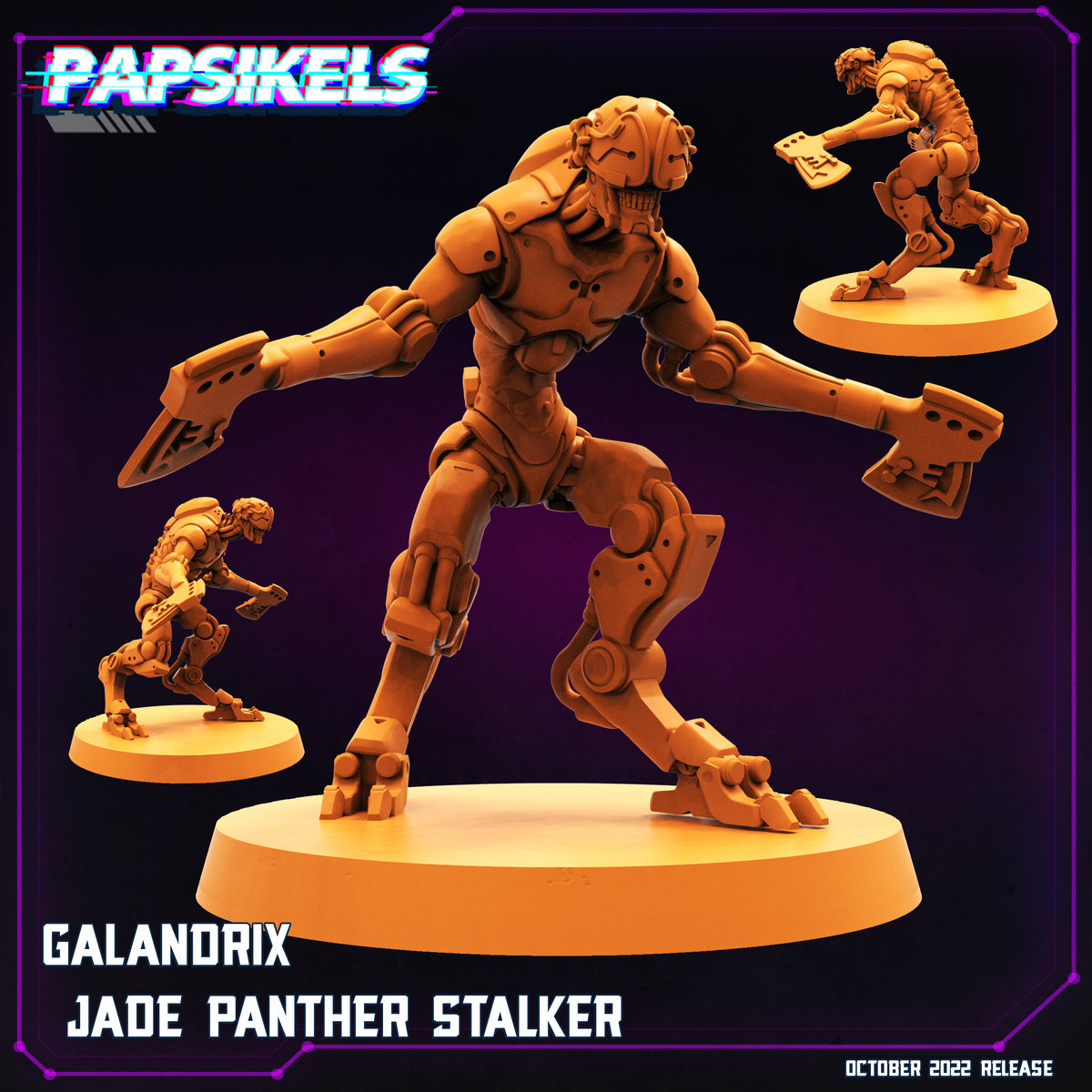 pap-2210c04 GALANDRIX_JADE_PANTHER_STALKER – サベージランドミニチュア
