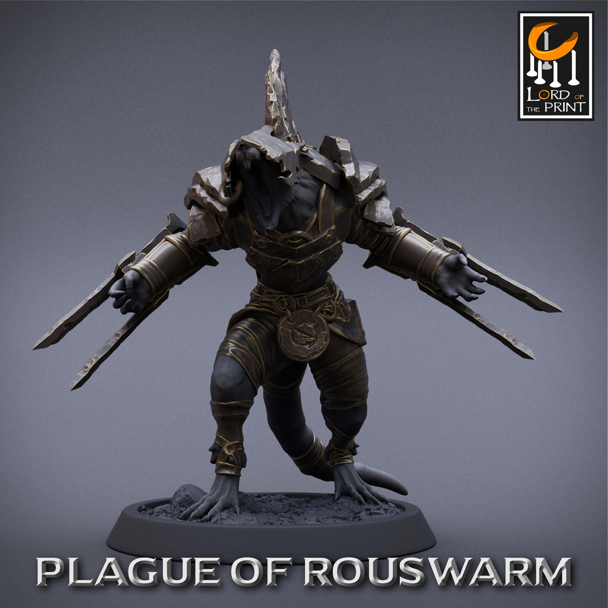 Lop-230316 Infantry Rat Berserk Warcry – サベージランドミニチュア