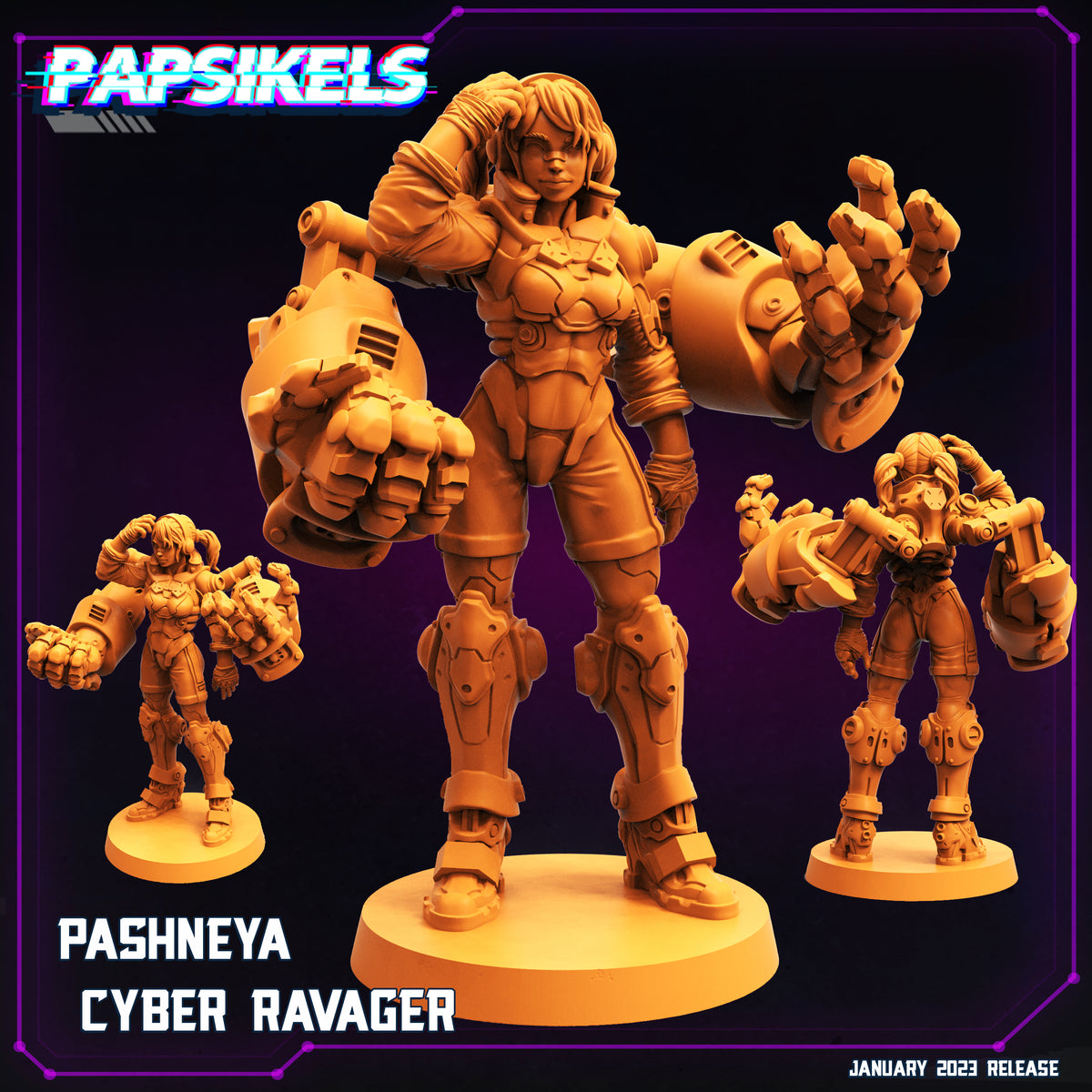 pap-2301c12 PASHNEYA CYBER RAVAGER – サベージランドミニチュア