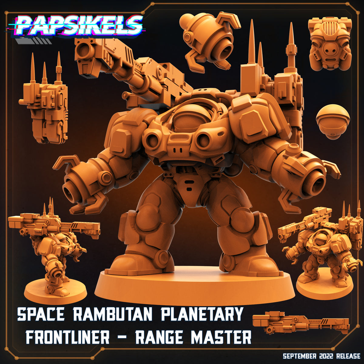 pap-2209s20 SPACE RAMBUTAN PLANETARY FRONTLINER RANGE MASTER – サベージランドミニチュア