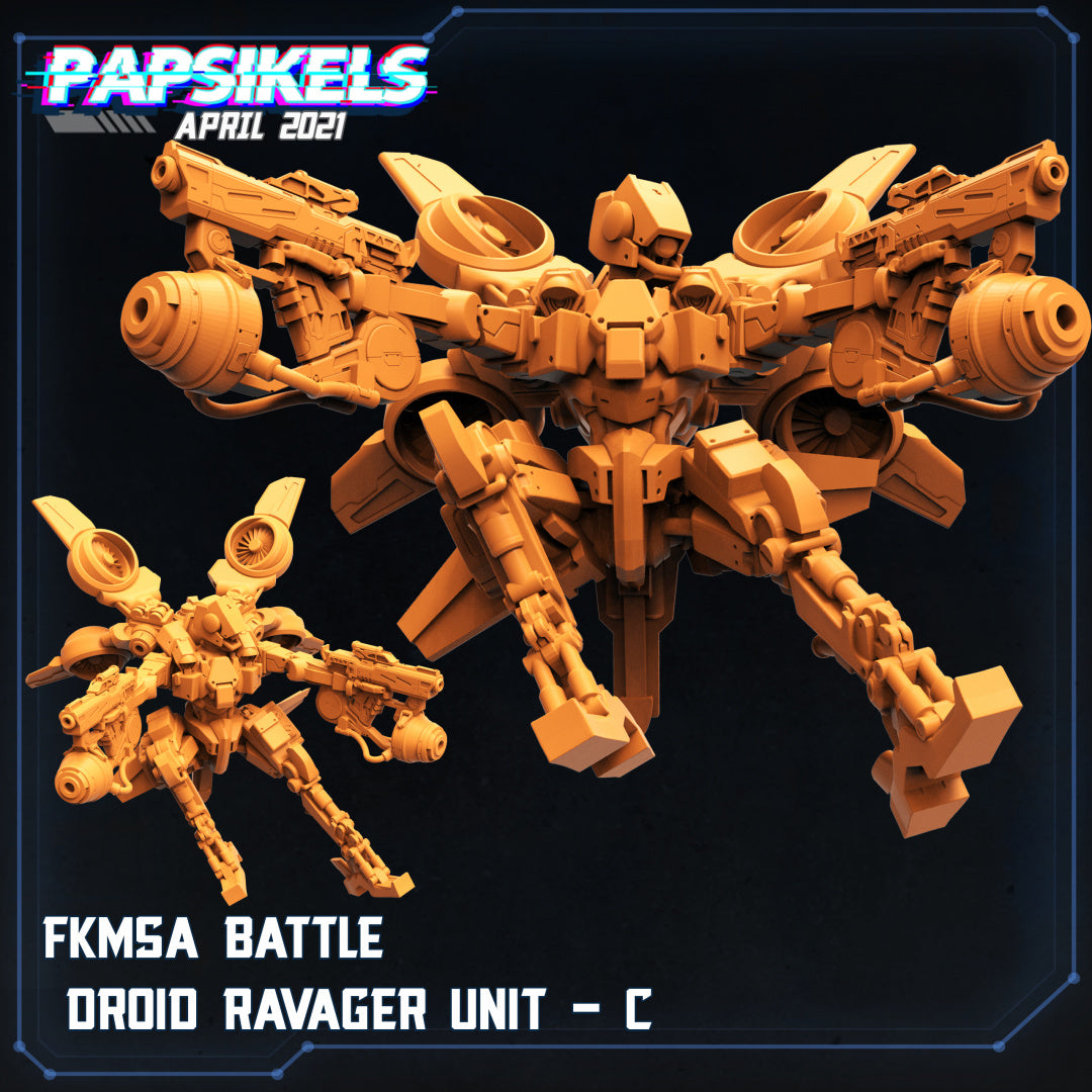 pap2104c08 fukimasa battle droid ravager unit c – サベージランドミニチュア